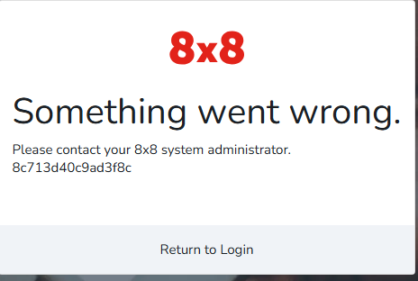 "Something went wrong" errors on login | Open Forum