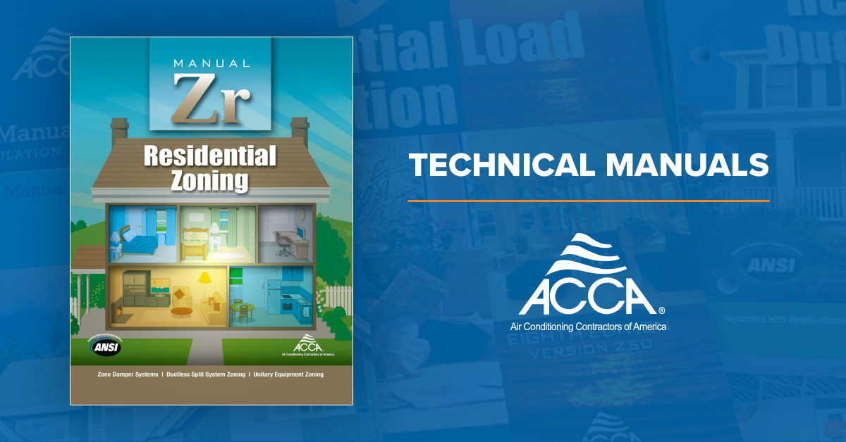 Manual Zr® - Residential Zoning Systems - ACCA