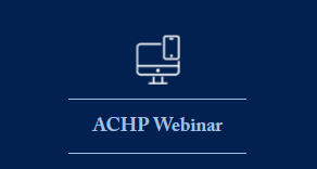 ACHP Webinar: ECDS HEDIS 2020 Comment Period - ACHP Connect