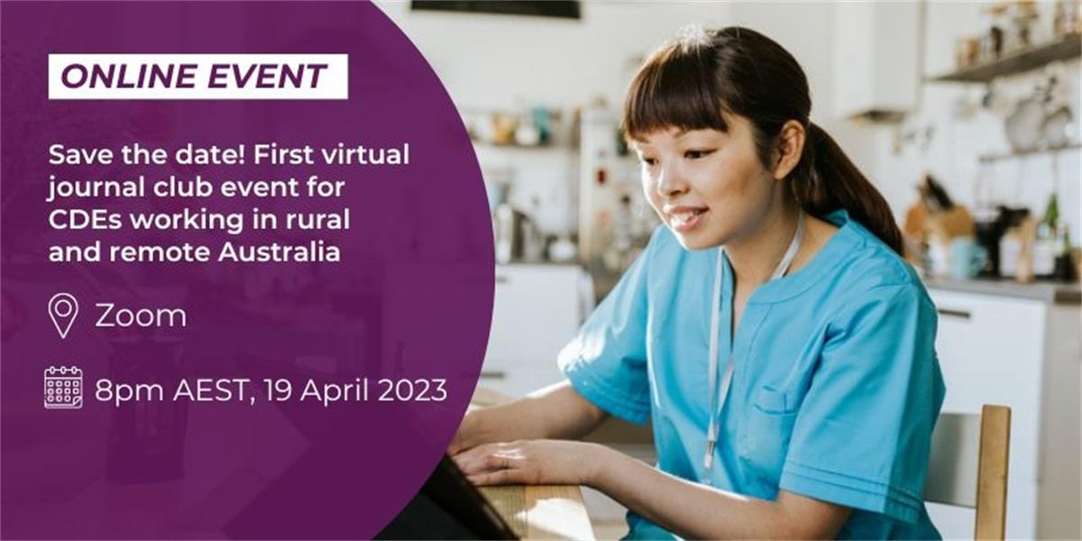 Virtual journal club event for CDEs in rural and remote areas ...