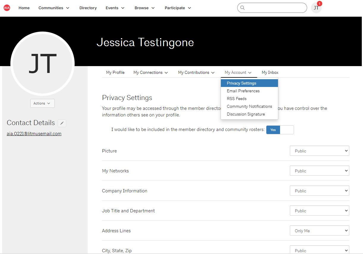 How to update your profile
