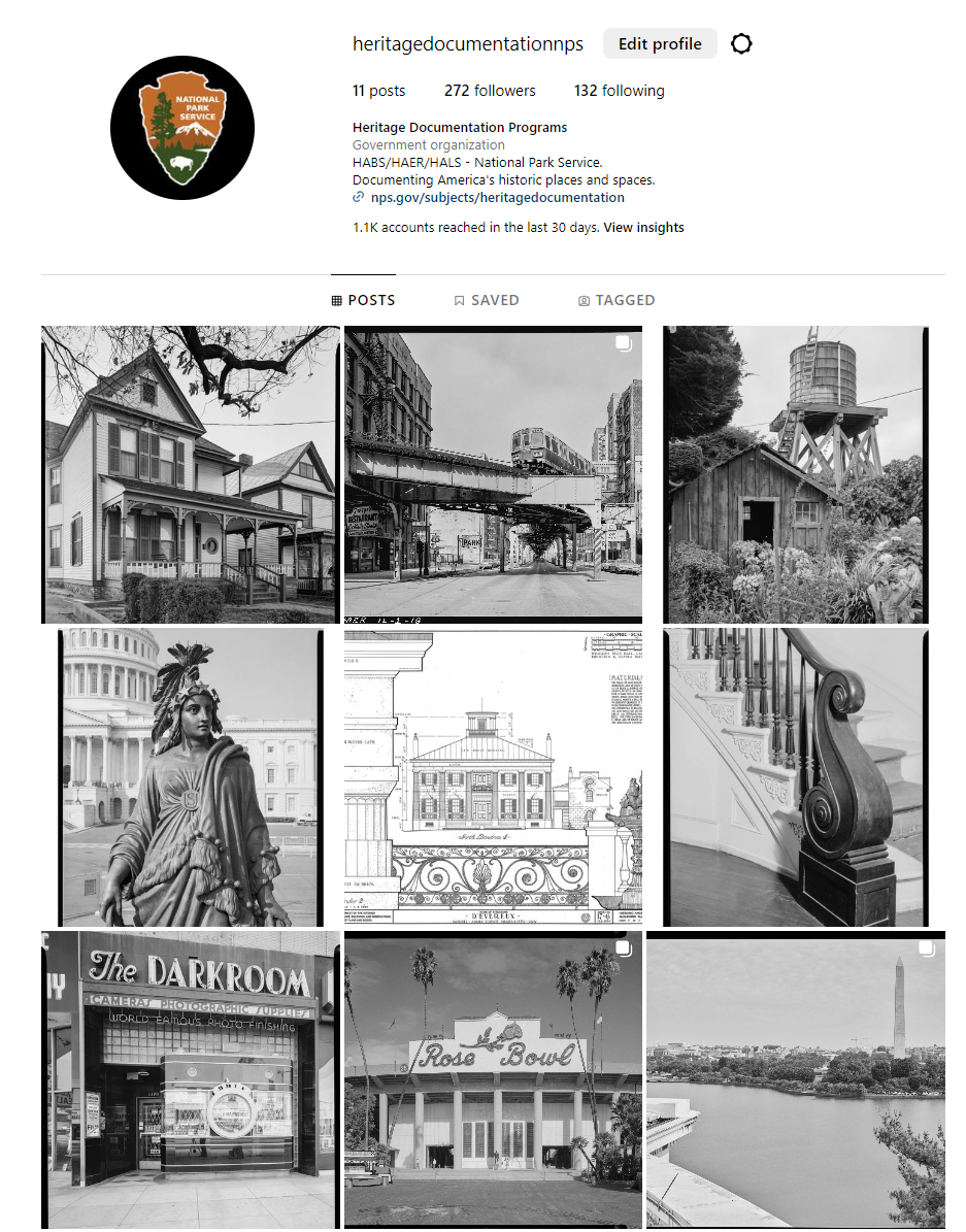HABS/HAER/HALS Now on Instagram | Historic Resources Committee
