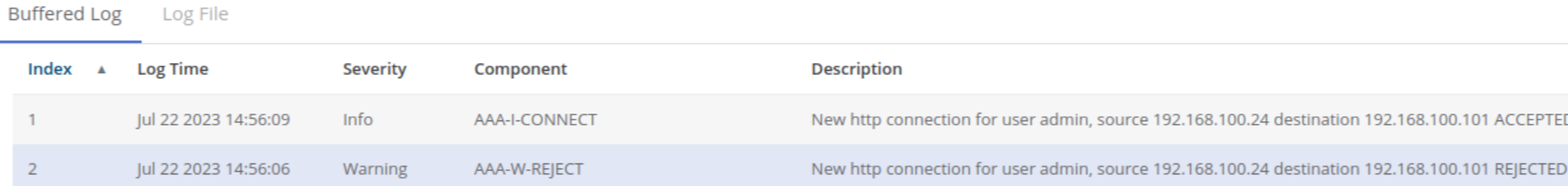 1960 Switch syslog forwarding | Instant On - Wired