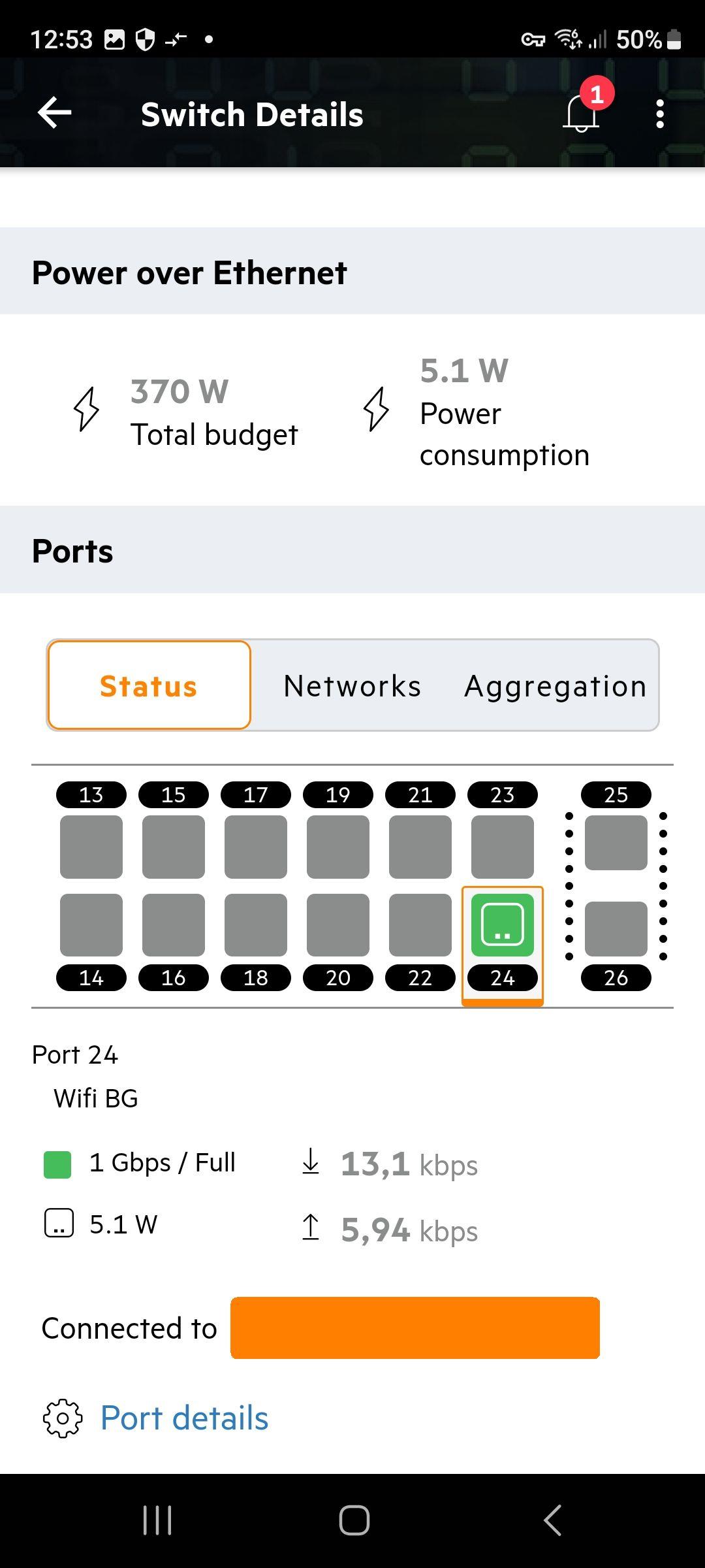 Troubles connecting AP22 access points to 1930 PoE (JL684a) switch (power works; but no data ...