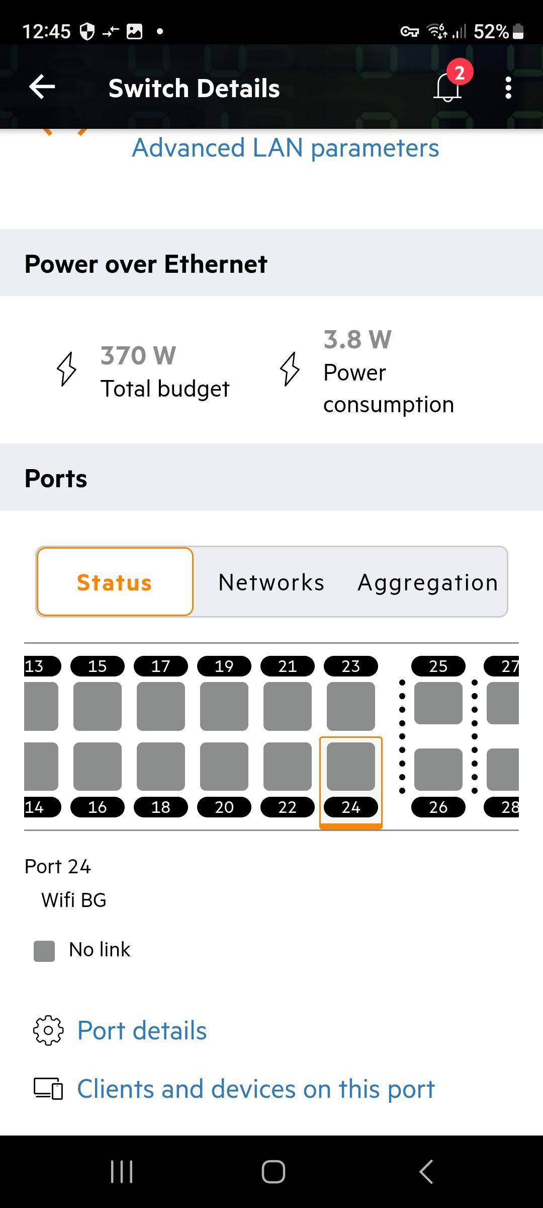 Troubles connecting AP22 access points to 1930 PoE (JL684a) switch ...