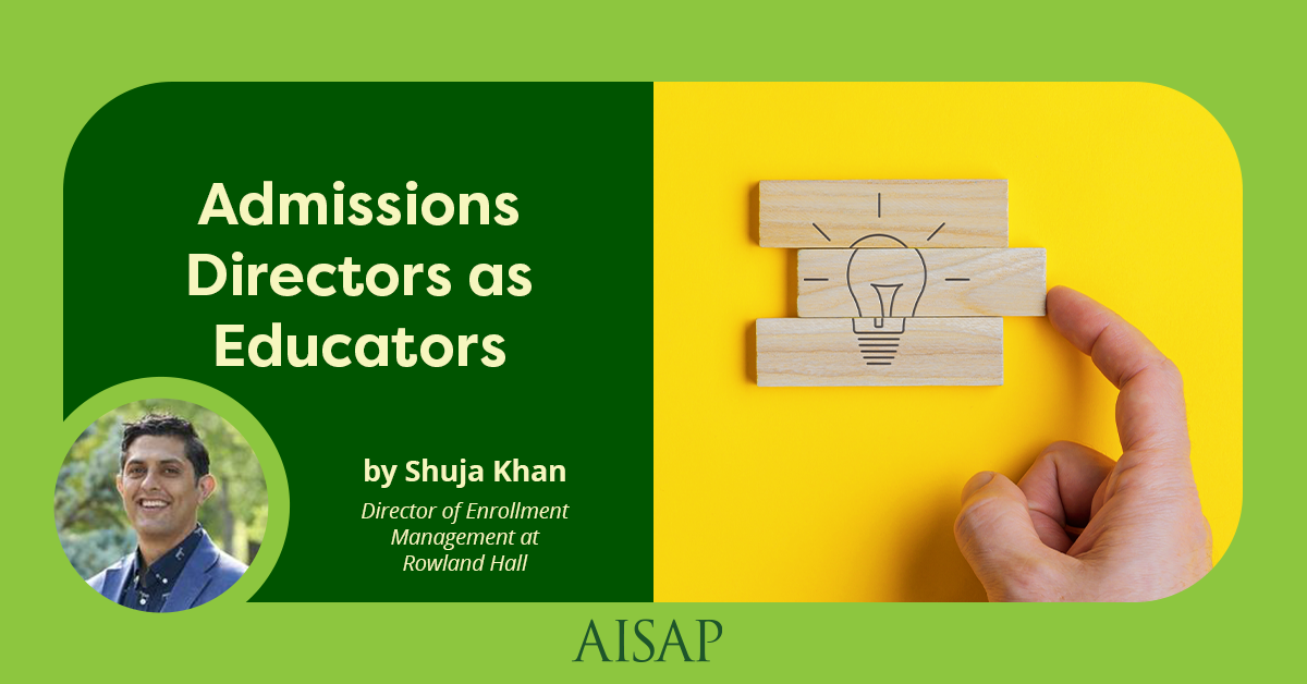 Admissions Directors as Educators