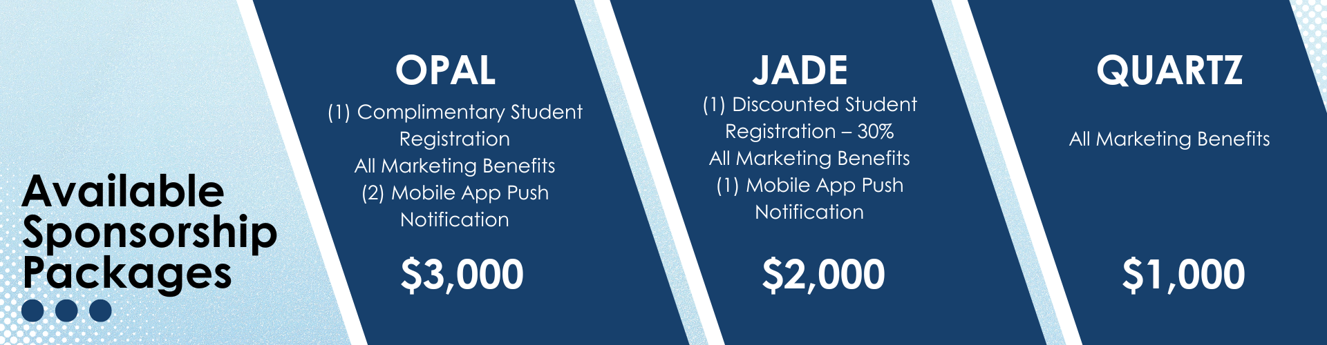 Sponsorship Opportunities - AIS Doctoral Student College