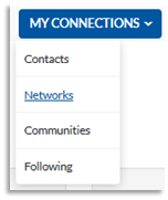 Monthly Connect protip: How to use My Networks in Connect | LIRT ...