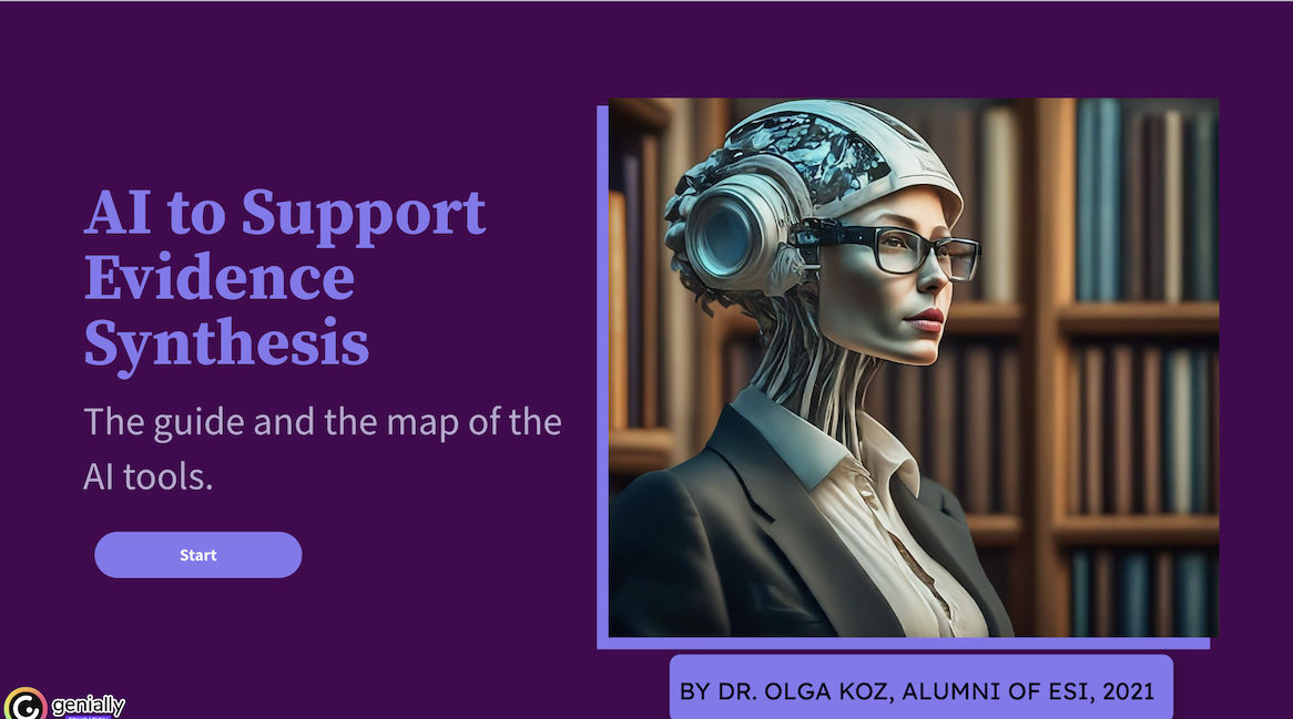 AI tools to support the evidence synthesis (systematic review or meta ...