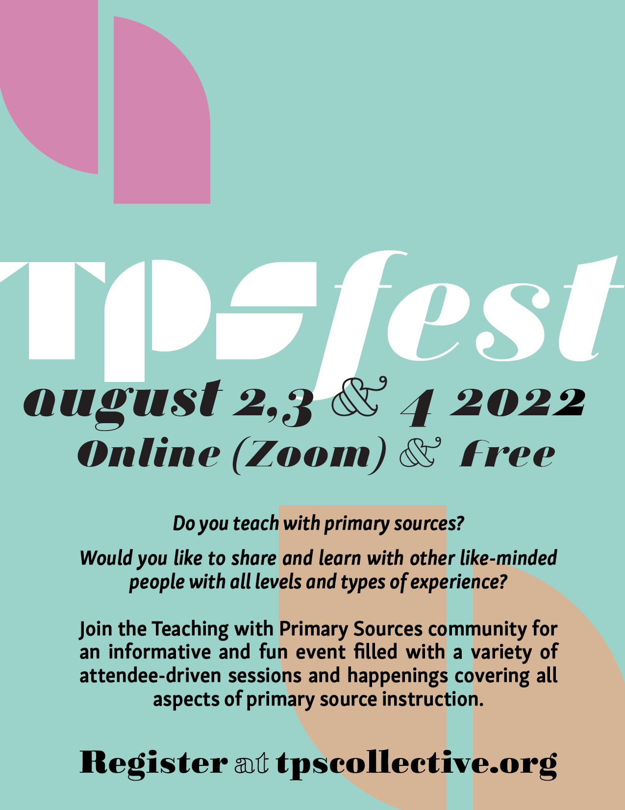 TPS Fest 2022 - August 2, 3 & 4 | African-American Studies Librarians ...