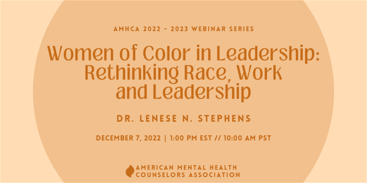 Event Description - American Mental Health Counselors Association