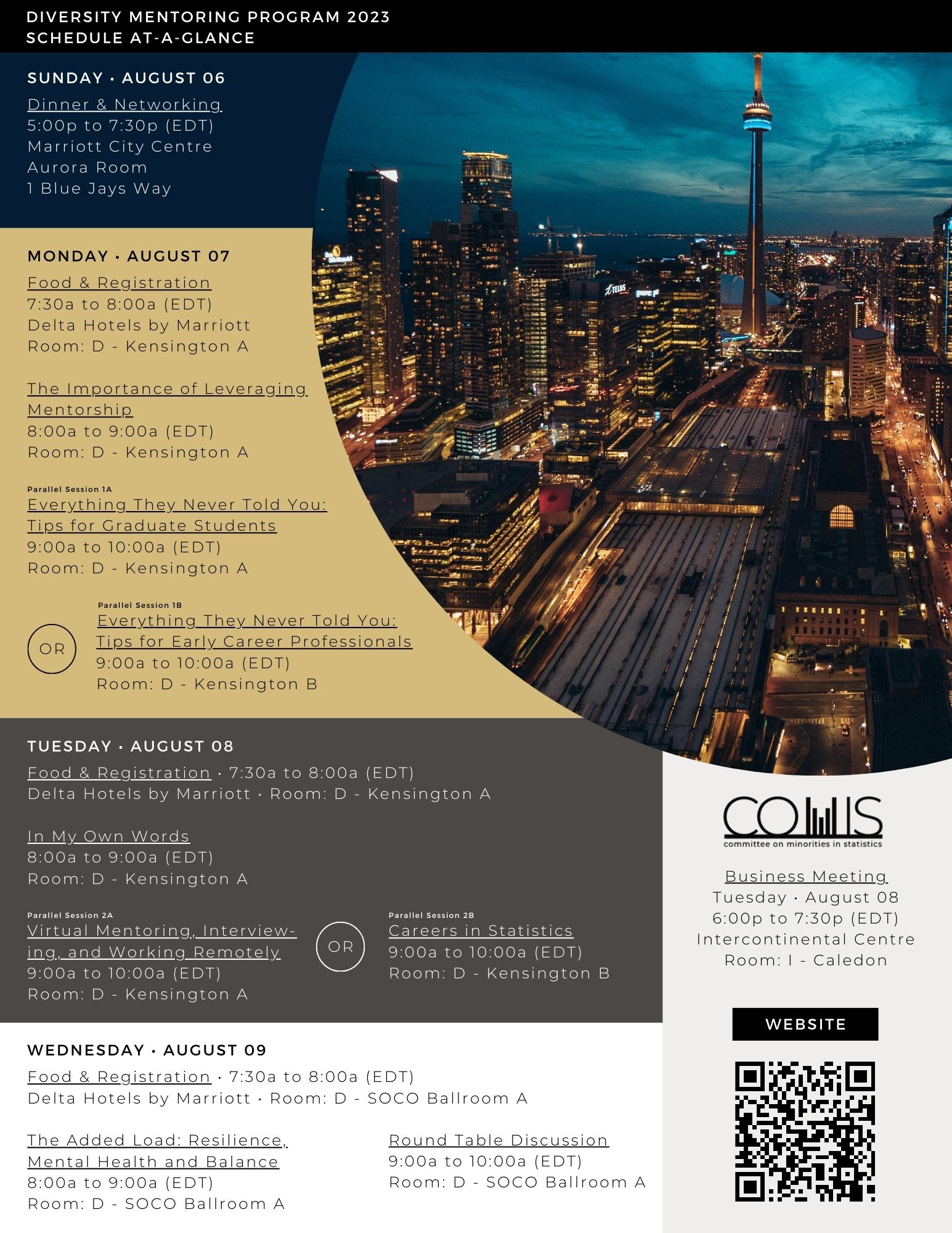 2023 Workshop and Mentoring Program - CommitteeonMinoritiesinStatistics