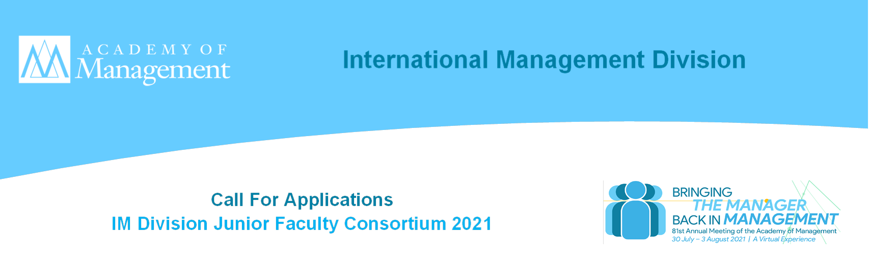 Call For Applications: AOM International Management Division Junior ...