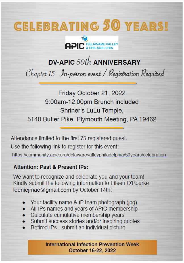 Chapter Events - Delaware Valley Philadelphia Chapter