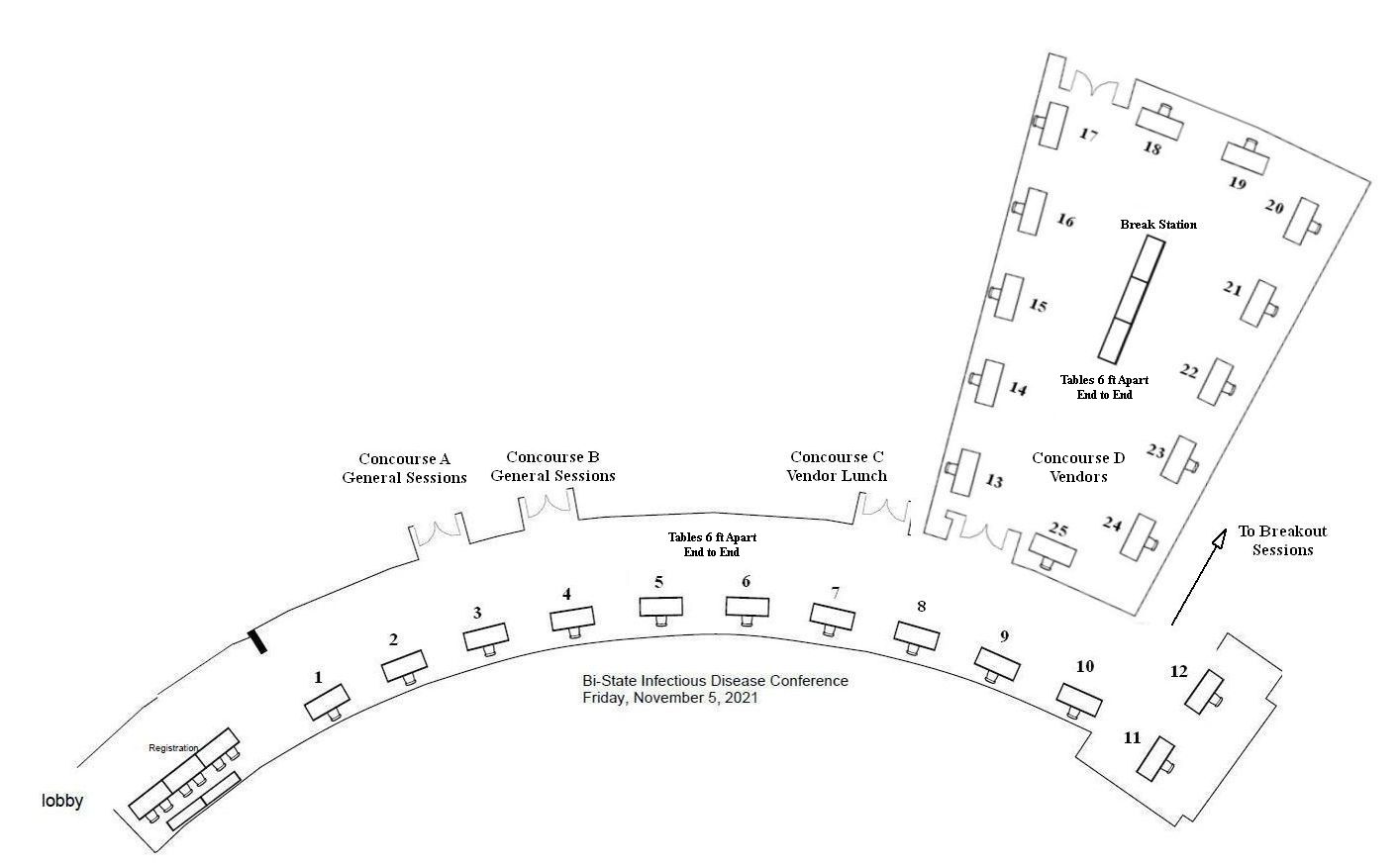 Exhibitor Table Map Registration - Greater St. Louis