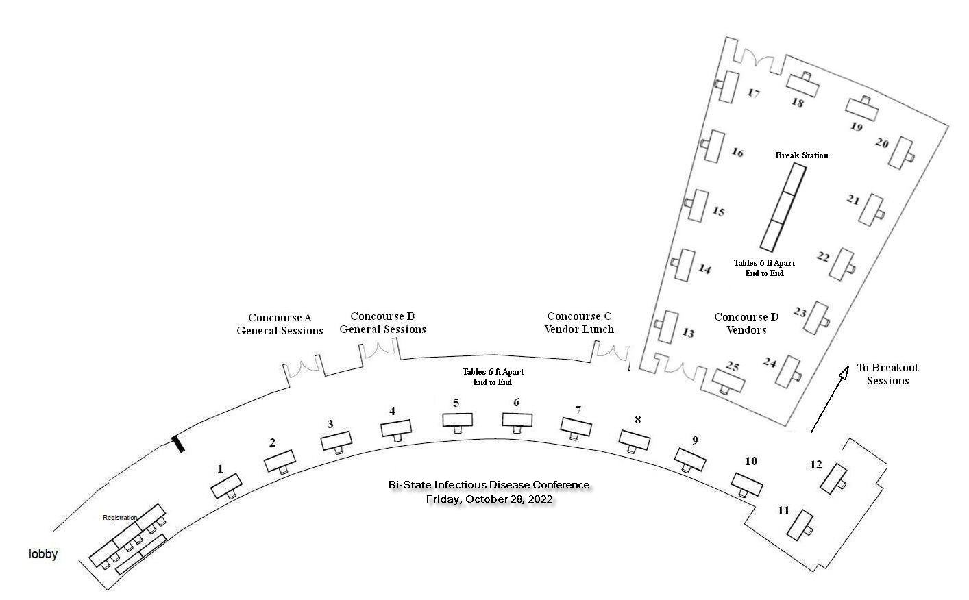 Exhibitor Table Map Registration - Greater St. Louis