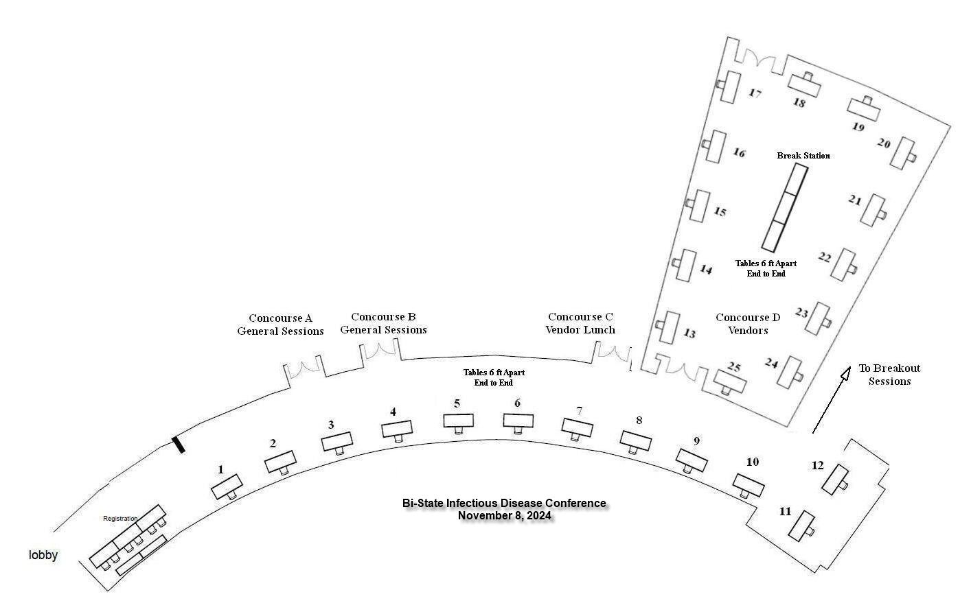 Exhibitor Table Map Registration - Greater St. Louis