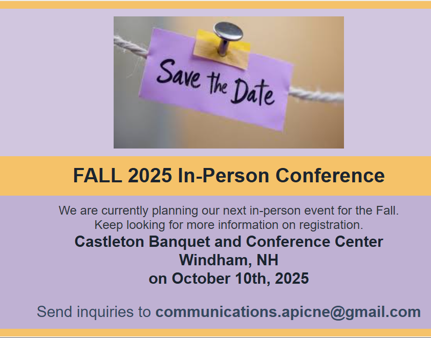 Home - APIC Chapter 001 - New England