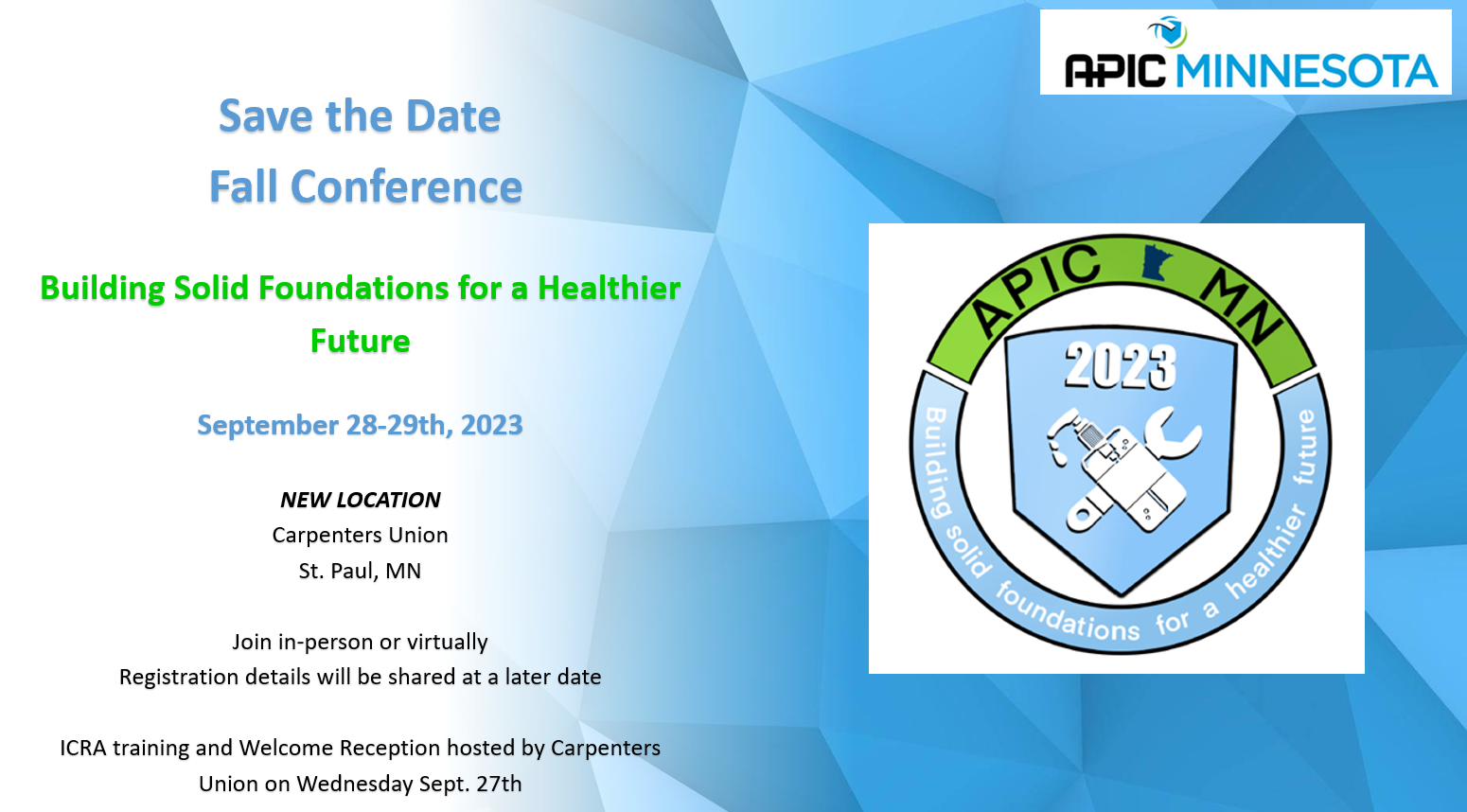 2023 APIC MN Fall Conference - Minnesota