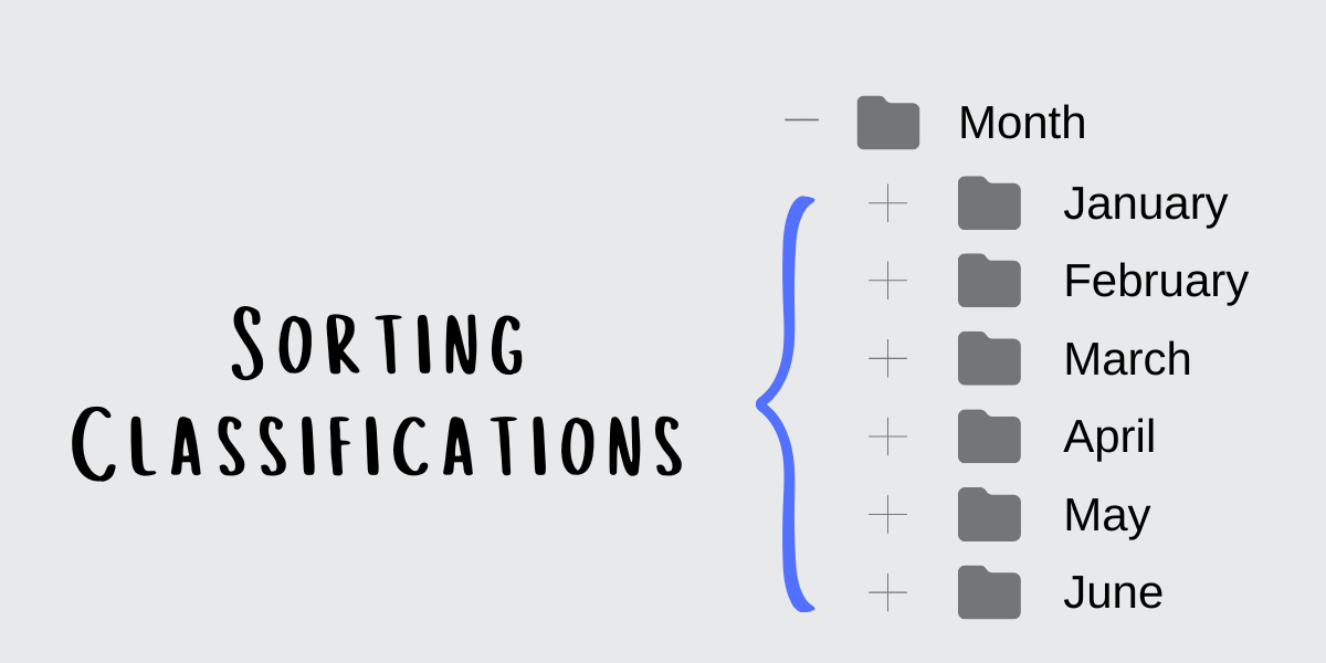 How To: Sort Classifications