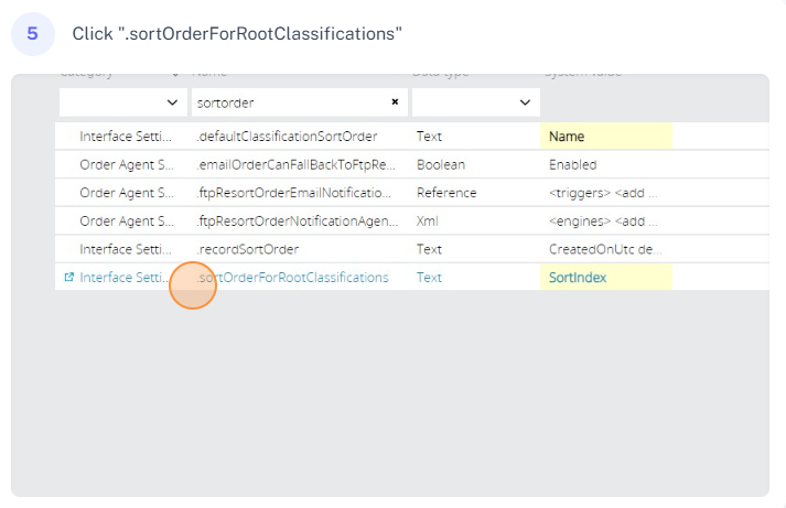 How To: Sort Classifications