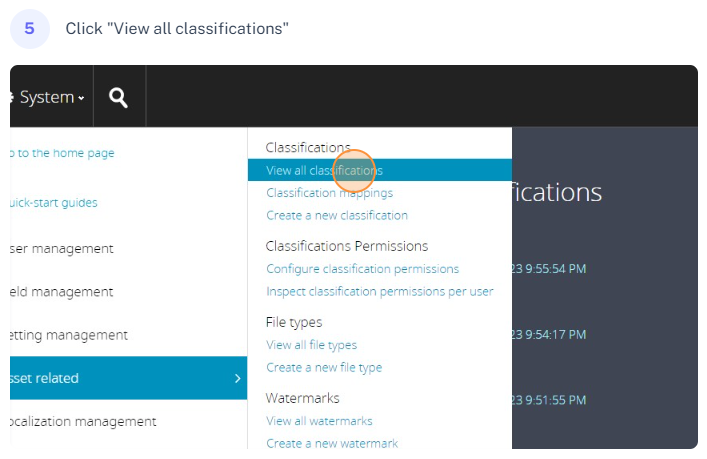 How To: Sort Classifications