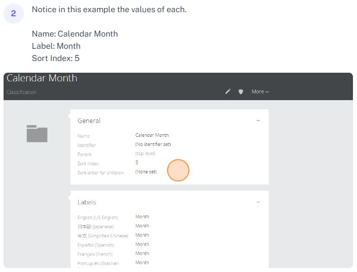 How To: Sort Classifications