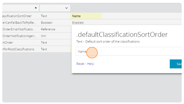 How To: Sort Classifications