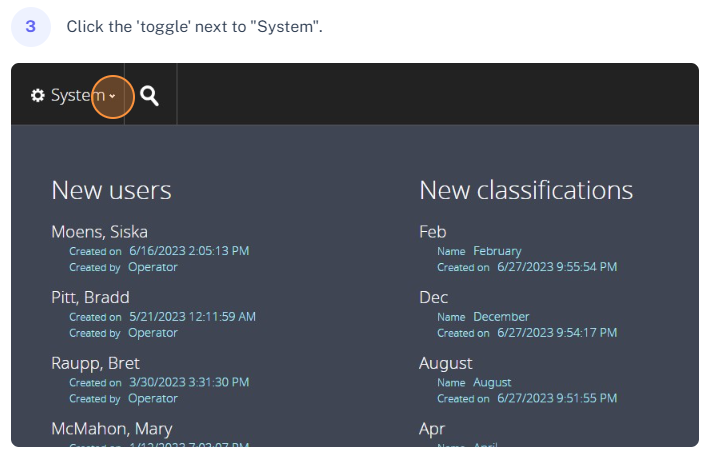 How To: Sort Classifications