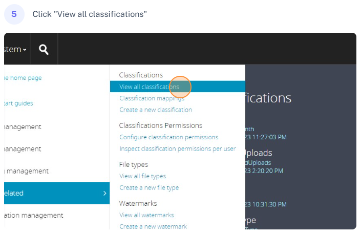 How To: Sort Classifications