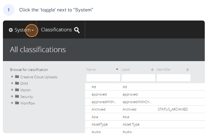 How To: Sort Classifications