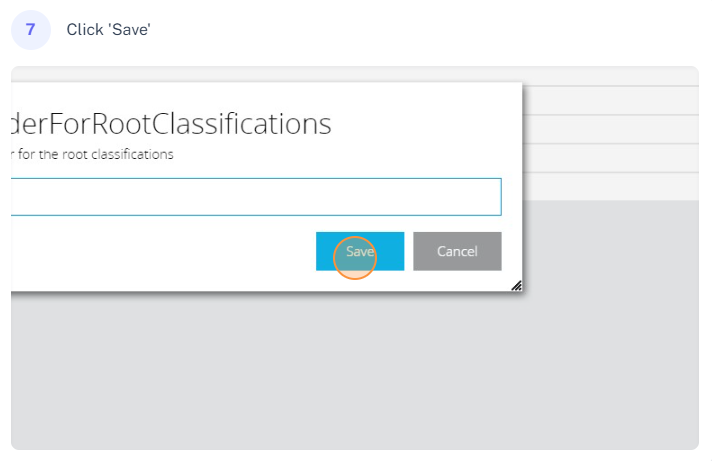 How To: Sort Classifications