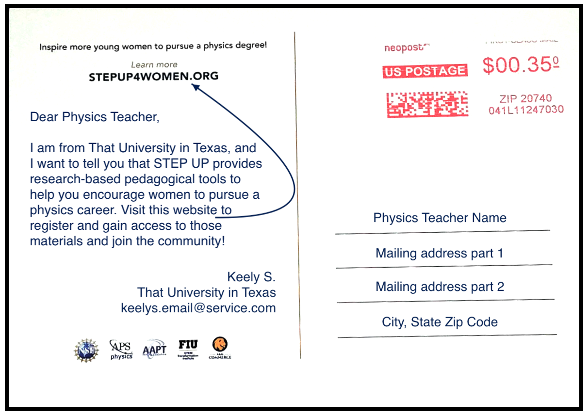 Send Postcards Step Up