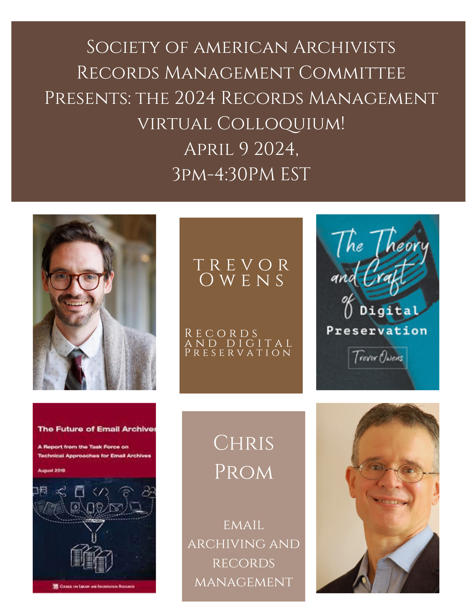 Reminder to Register: Records Management Colloquium with Trevor Owens ...