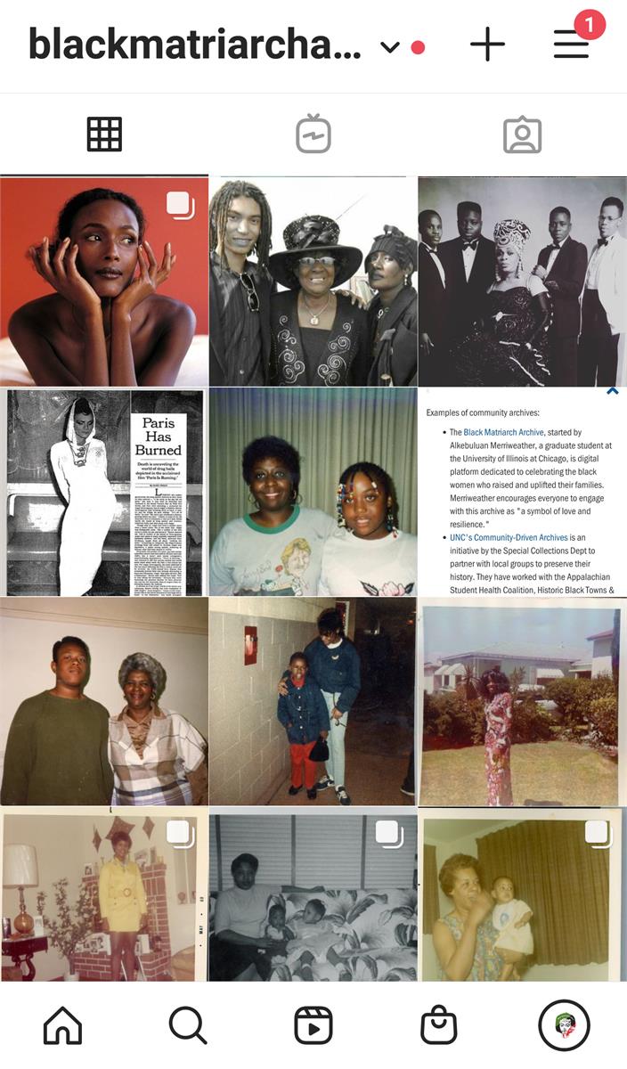 Archival Project honoring Black Matriarchs | Announcements