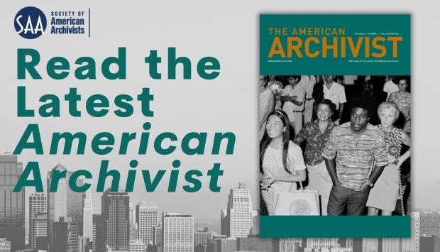 Read the Fall/Winter 2025 Issue of American Archivist | Announcements