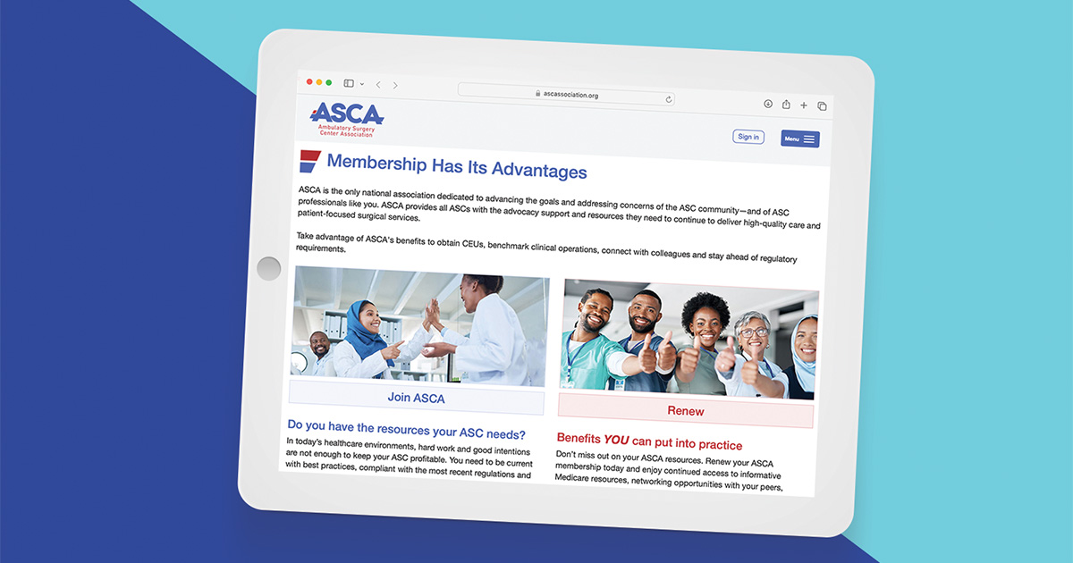 ASCA NEWS: Renew Your Membership for 2025 - ASC Focus Magazine