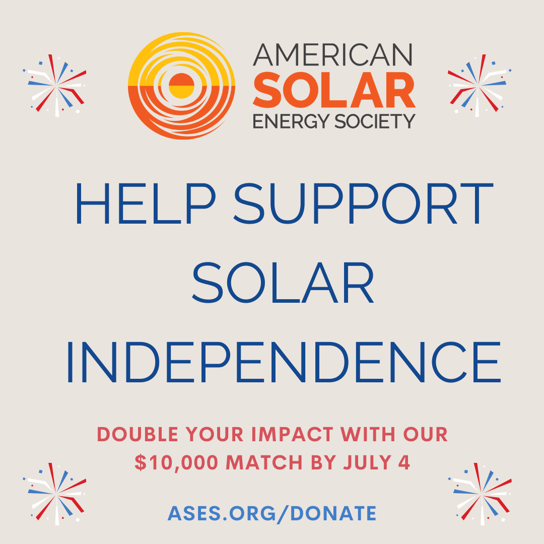 Celebrate Solar Independence! | Everything Solar Forum