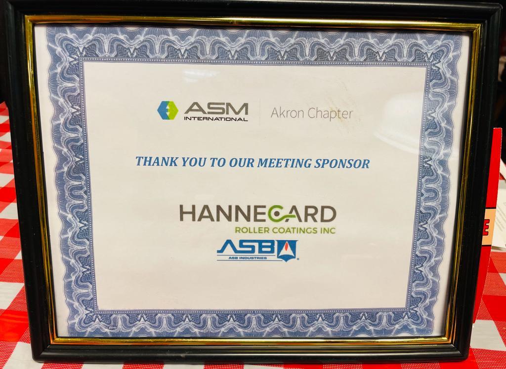 Sharing some glimpses of the Thermal Spray Night Events at ASM Akron ...