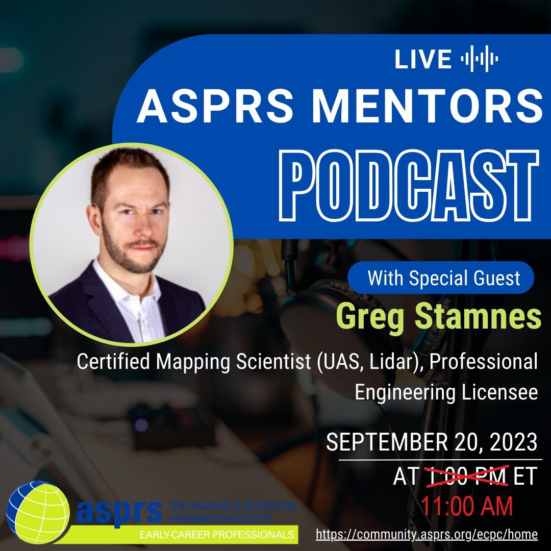 ASPRS Mentors Podcast | Council - Early Career Professionals - Public