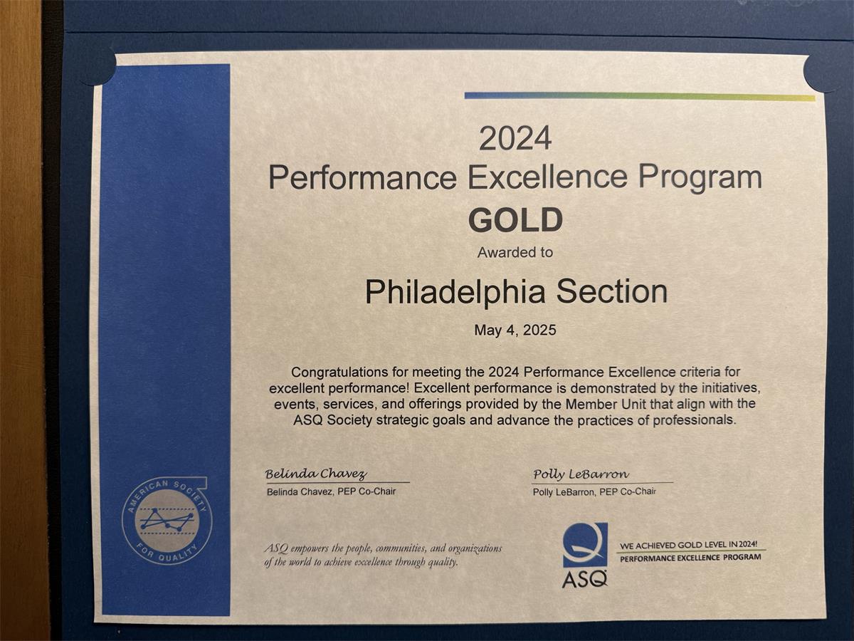 Philadelphia Section - American Society for Quality