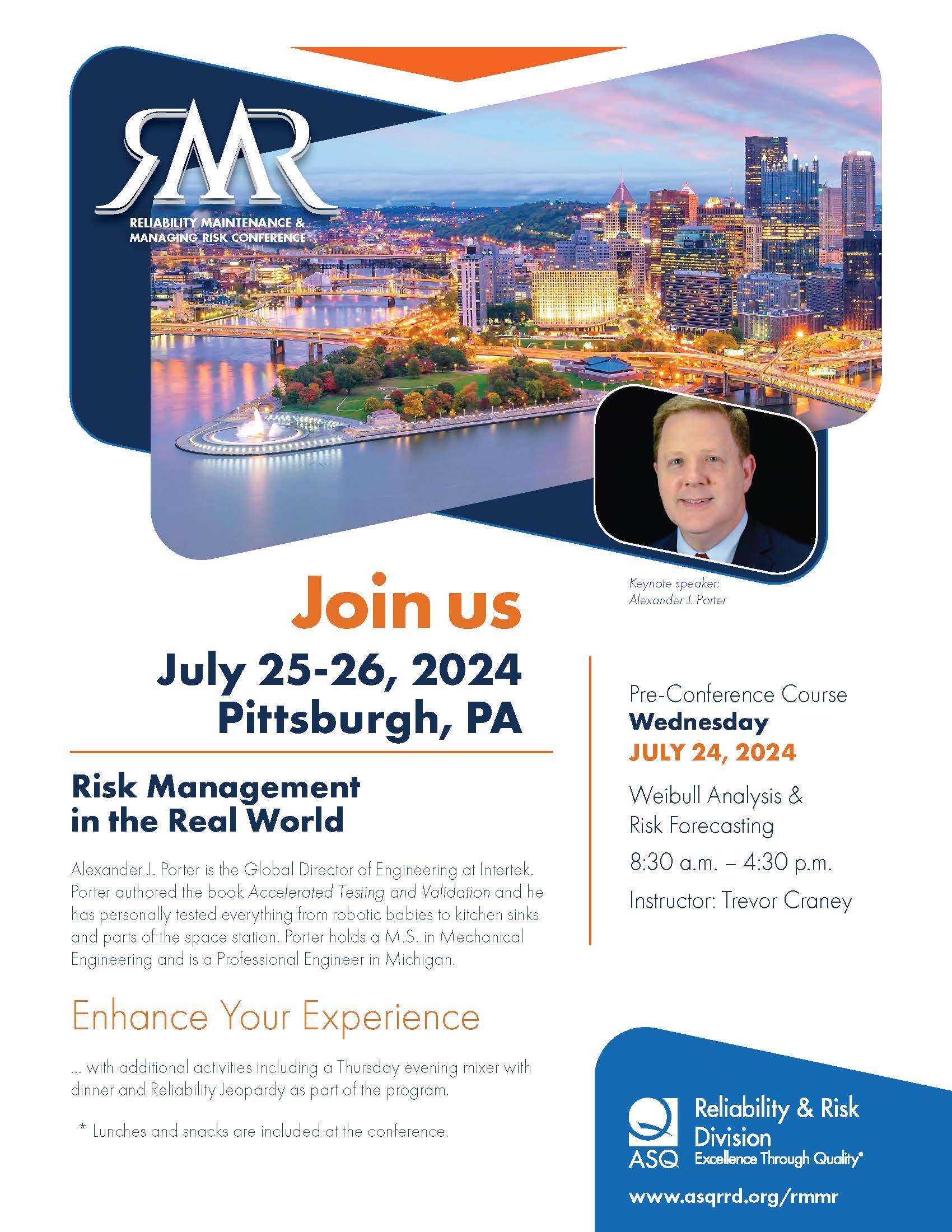 RMMR – Risk Management In The Real World – Schedule Available