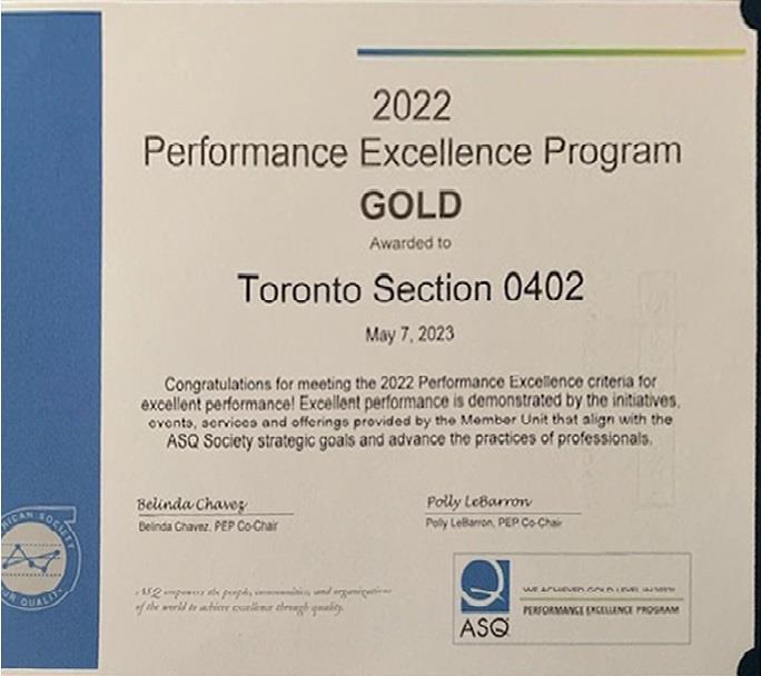 Toronto Section - American Society for Quality