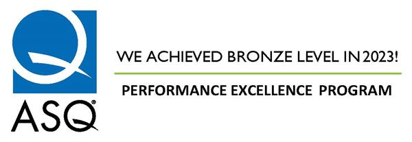 2023 ASQ PEP Award: Bronze Award Recognition