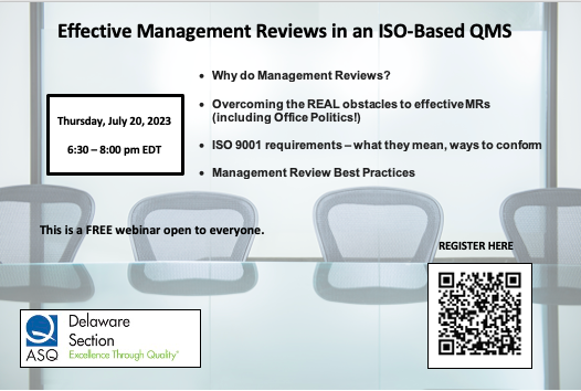 ISO 9001 Requirements for Management Review