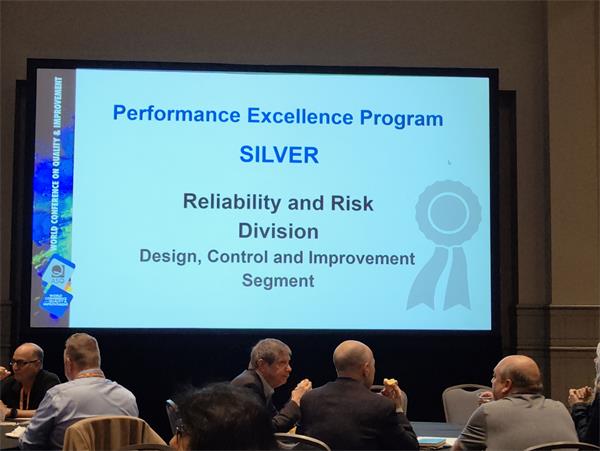ASQ Reliability and Risk Division received performance excellence ...