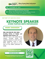 🌟 KEYNOTE SPOTLIGHT: Mark Swanson — Transforming Quality from ...