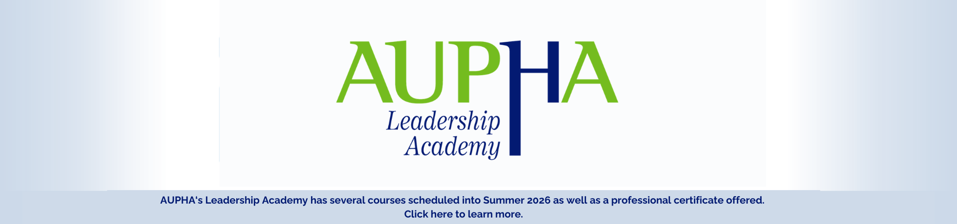Home - AUPHA Main