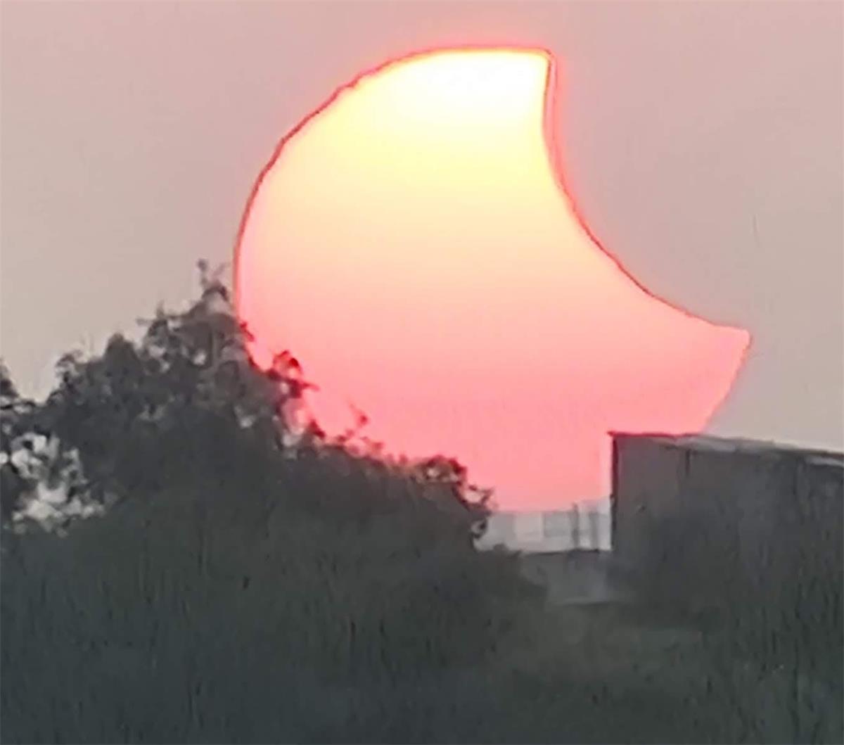 PARTIAL SOLAR ECLIPSE Observations from Hyderabad, India