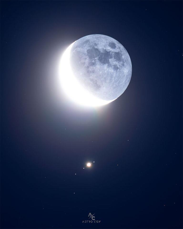 Moon Meets Jupiter - APOD NASA - Dated Aug. 8